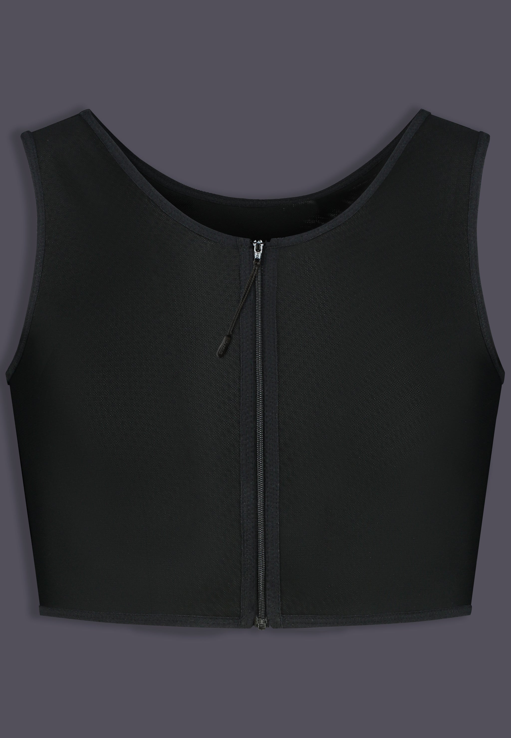 Basic Chest Binder Zipper | Black | UNTAG | For every body