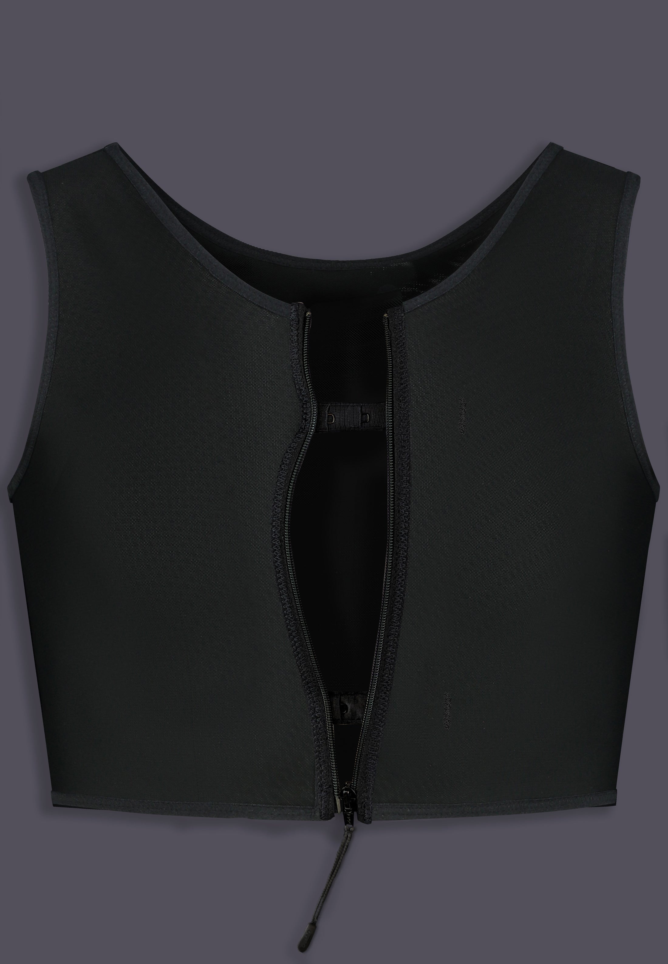 Basic Chest Binder Zipper | Black | UNTAG | For every body