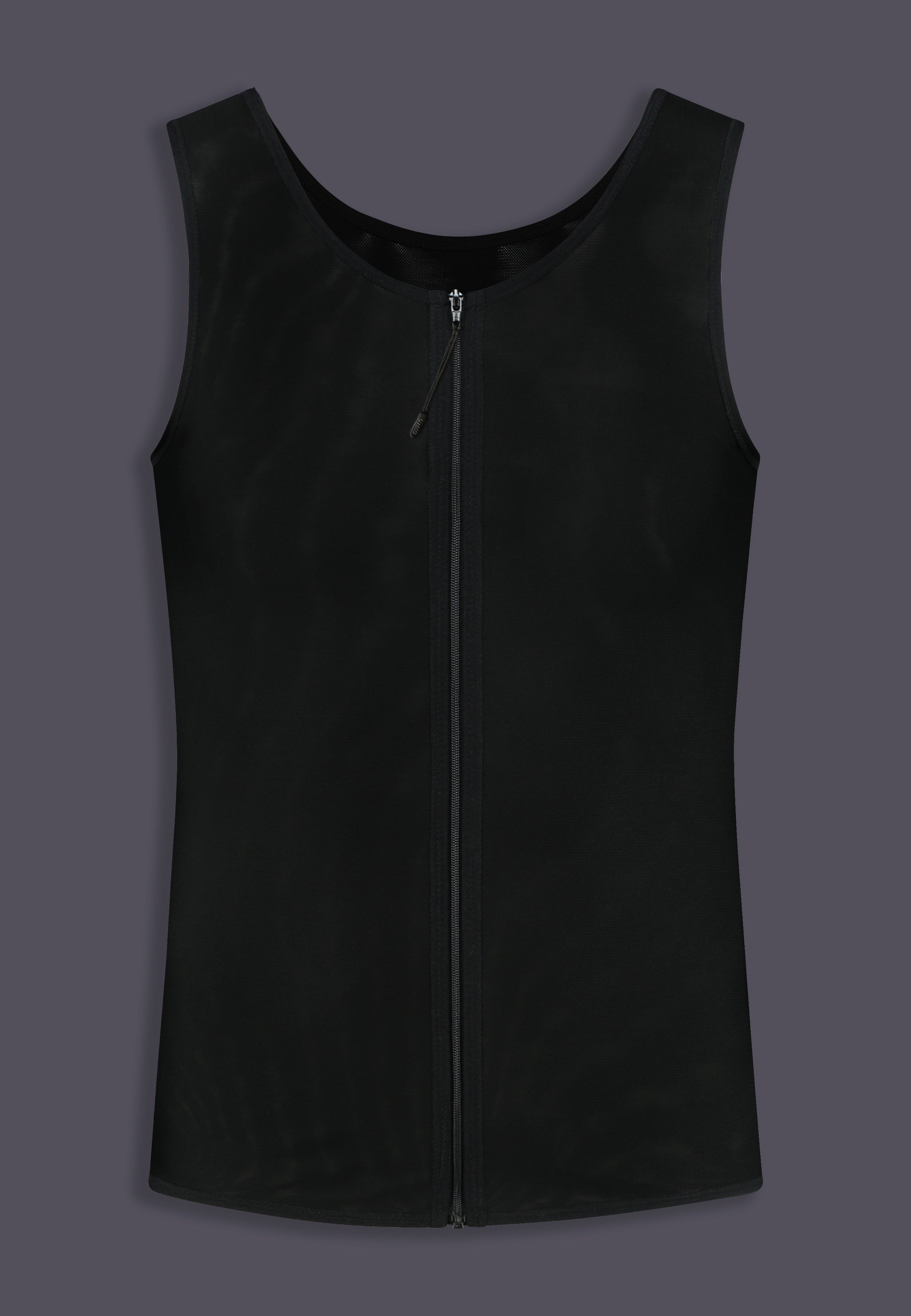 Singlet binder with zipper | Black | UNTAG | For every body