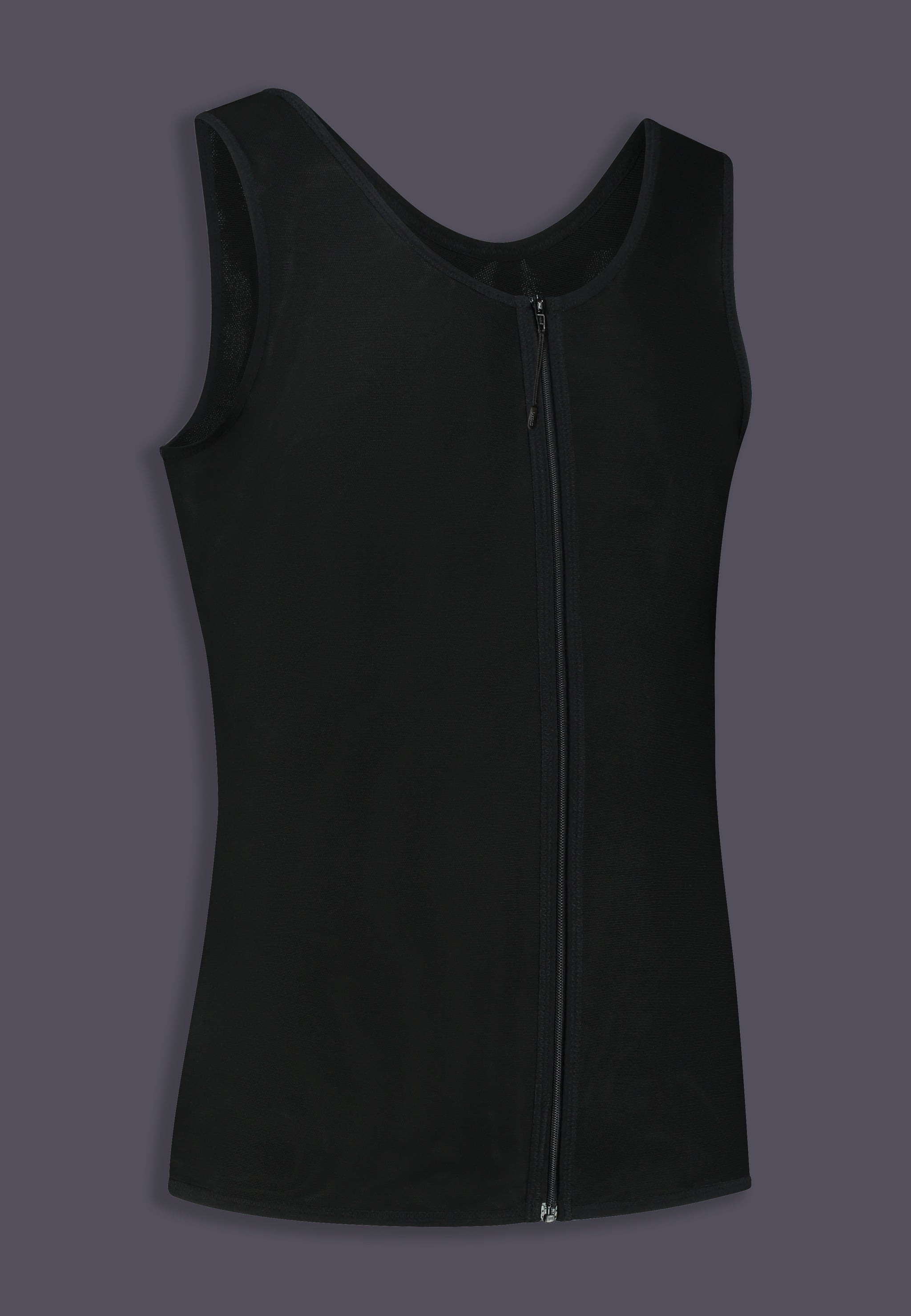 Singlet binder with zipper | Black | UNTAG | For every body
