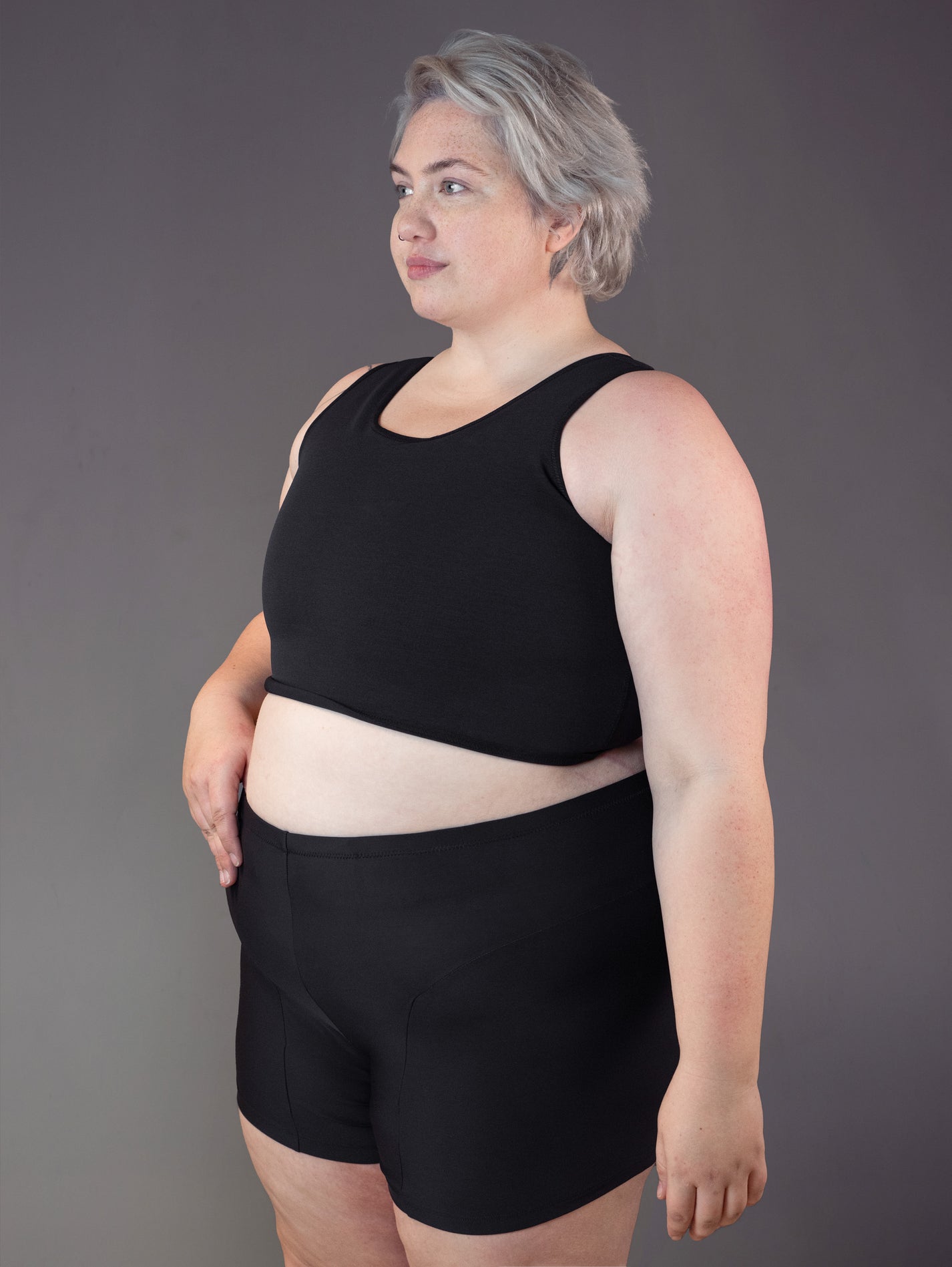 Basic Swim chest binder black | UNTAG | For every body