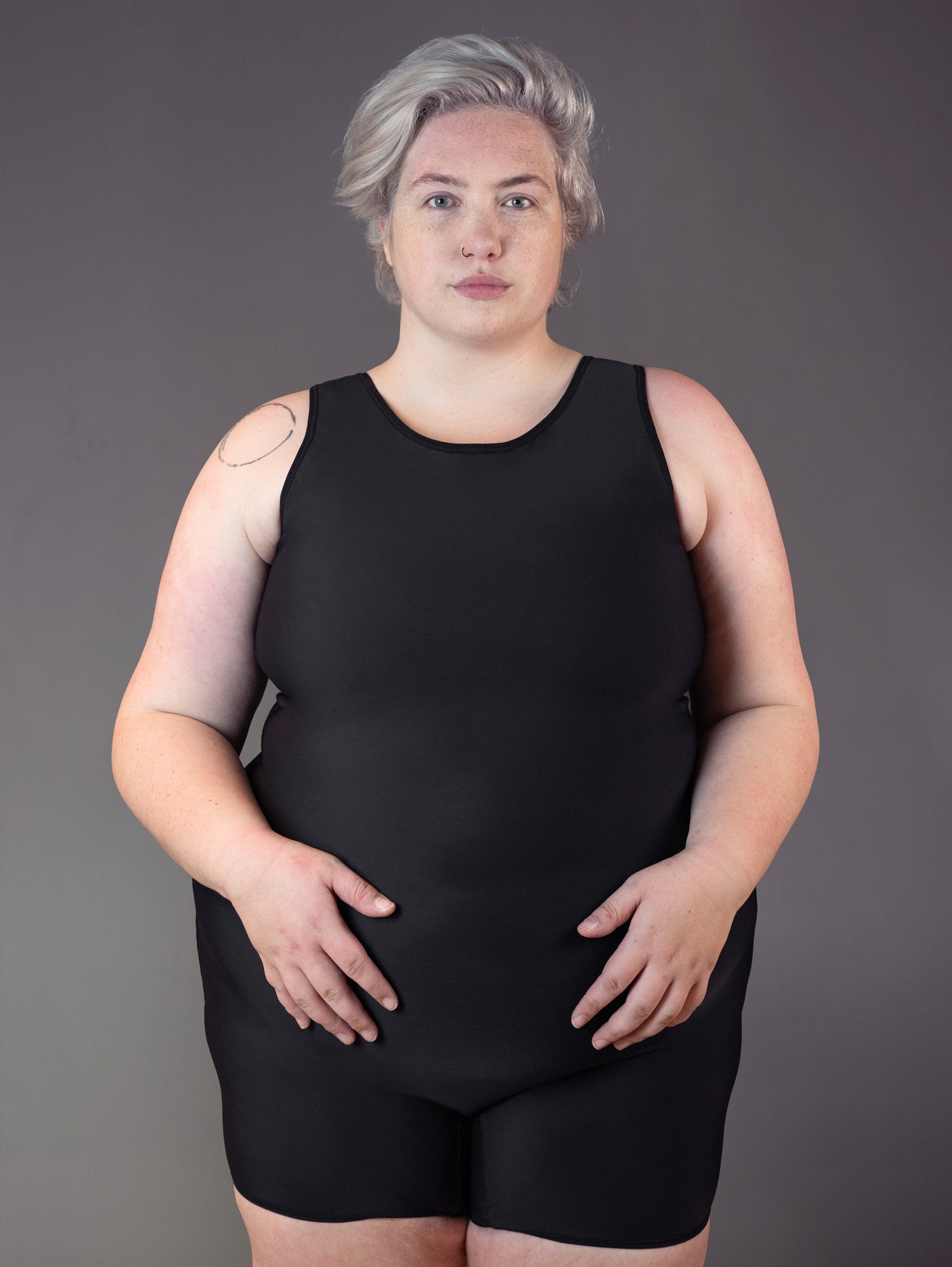 Non binary Swimsuit Binder black | UNTAG | For every body