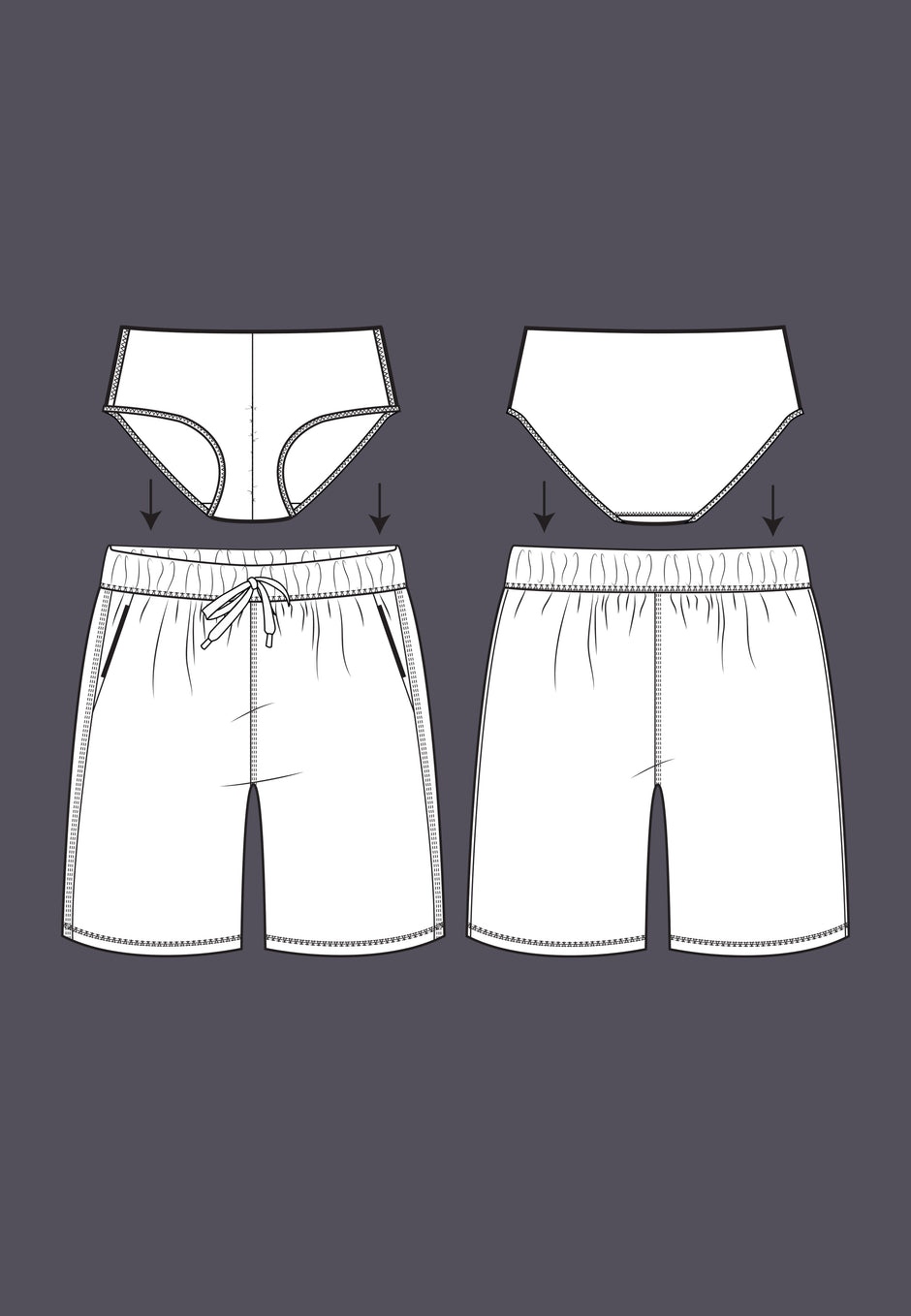Non Binary swimwear. Comfortable and inclusive | UNTAG