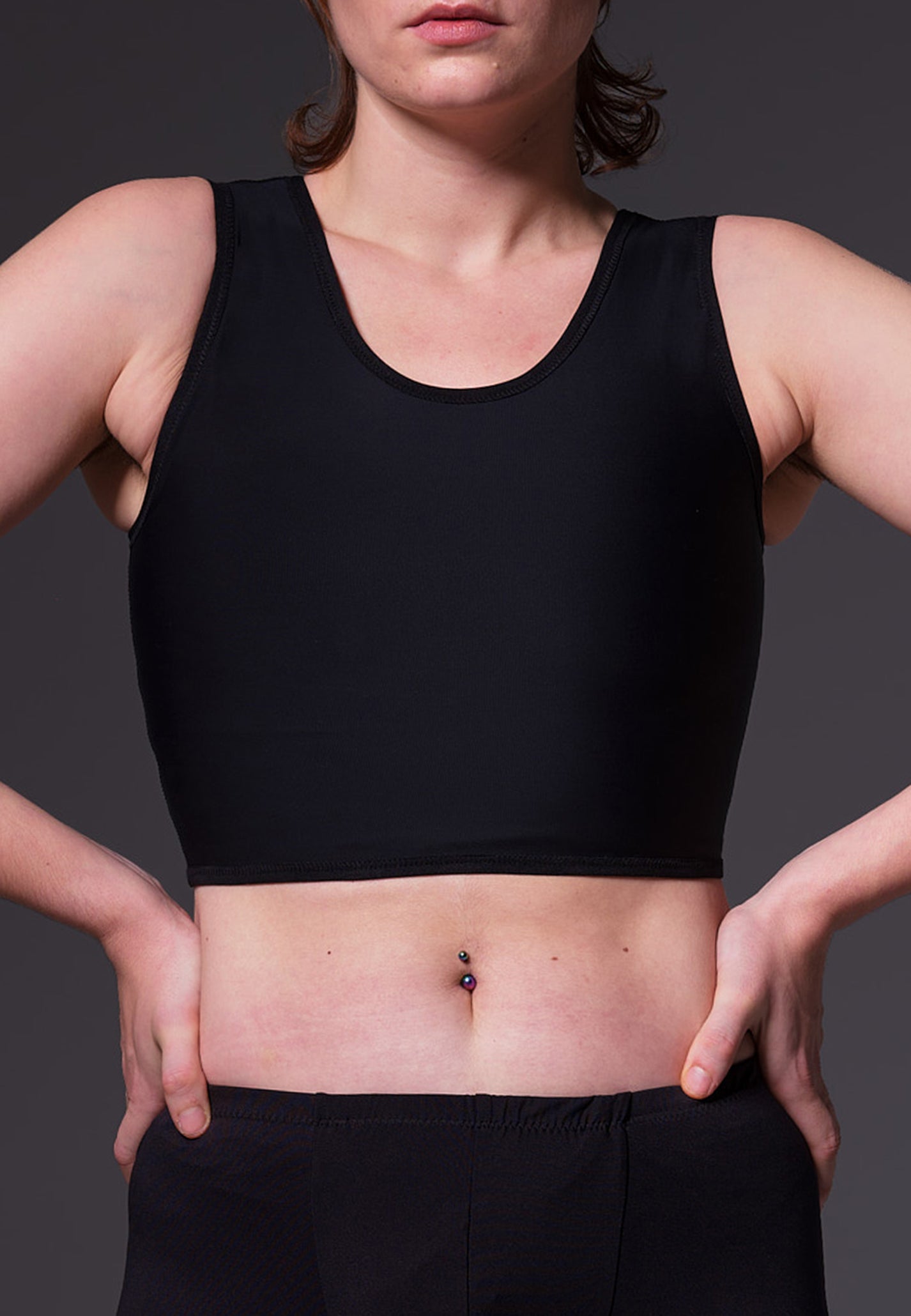 Short chest Binder black | UNTAG | For every body